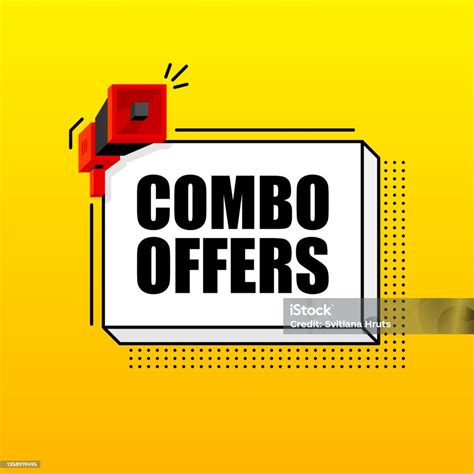 콤보 배너 템플릿을 제공합니다 메가폰을 사용한 마케팅 전단지 등분 및 픽셀 스타일 소매 프로모션 및 공지를 위한 템플릿입니다