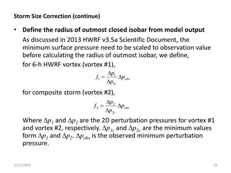 Ppt Vortex Initialization Of The Atmospheric Model In Hwrf Powerpoint