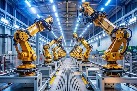 Automated Assembly Line Precision Manufacturing With Advanced Robotics