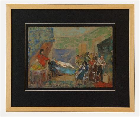 Fryderyk Pautsch 1877 1950 W Pracowni Malarza 1942 Aukcja