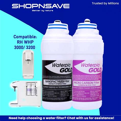 Waterpia Ruhens V Series Self Replaceable Water Filters Ruhens Water