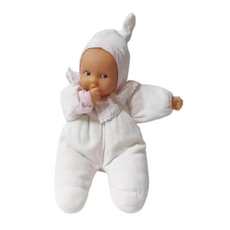 خرید و قیمت عروسک نوزاد نینی کودک بچه ب لباس خواب صورتی نرم مخملی گوشتی