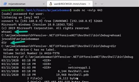 C Reverse Shell Jamie Bowman