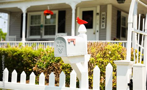 mailbox symbolizing communication and connection represents a portal between sender and