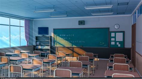 Anime Classroom By Anasofoz On Deviantart