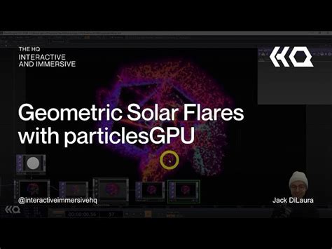Free Video Geometric Solar Flares With Particlesgpu In Touchdesigner From The Interactive