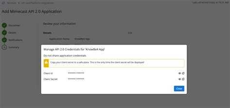 Mimecast Integration With Securitycoach Knowbe4 Knowledge Base