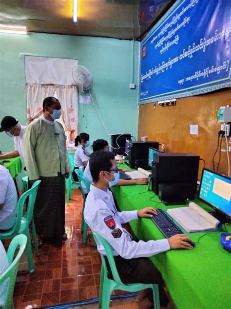 စမ်းချောင်းမြို့နယ်တွင် E Id စနစ်ဖြင့် အိမ်ထောင်စုလူဦးရေစာရင်း ၂၆၃၃၂ ခုအား ကွန်ပျုတာထဲသို့