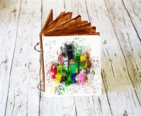 Minecraft Book Gift Minecraft Diary Voyage Journal Etsy