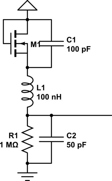 MOSFET Oscillations When Bringing Gate To Same Potential As Drain Electrical Engineering Stack