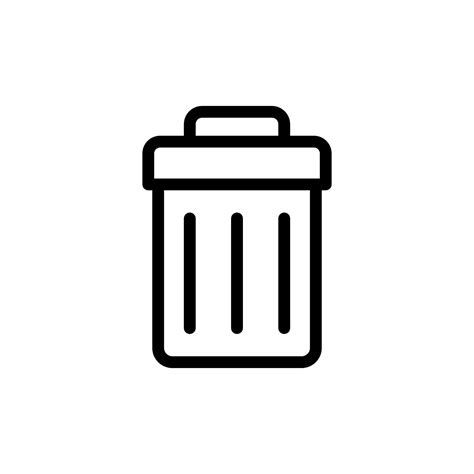 Delete Icon Isolated On Black Delete Symbol Suitable For Graphic Design And Websites On A White