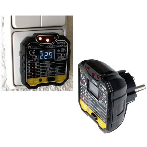 Netzwerk Buchse Tester Lcd Display Pcw B