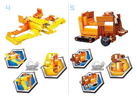 B0819 Numbers Transformer Sold As A Display Of 6 C18 Sluban Australia