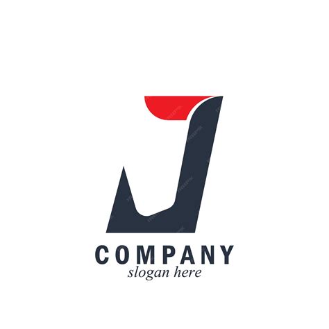문자 J 간단하고 고급스러운 로고 심볼 벡터 디자인 템플릿 프리미엄 벡터