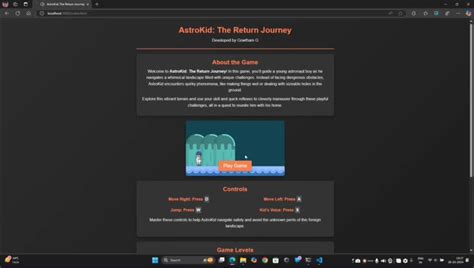 Gowtham Govindhan On Linkedin Webdevelopment Javascript Gamedevelopment Html Css Project