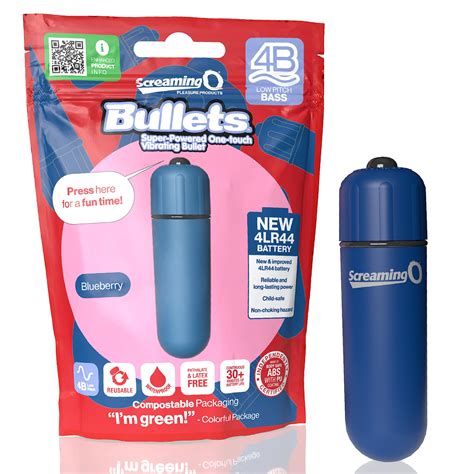 Screaming O 4b Bullet Blueberry Bullet Vibrator