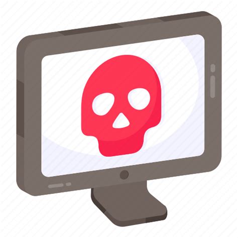 System Hacking Computer Hacking Cybercrime Cyber Attack System Danger Icon Download On