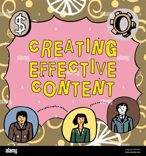 Text Caption Presenting Creating Effective Content Word Written On Valuable Information