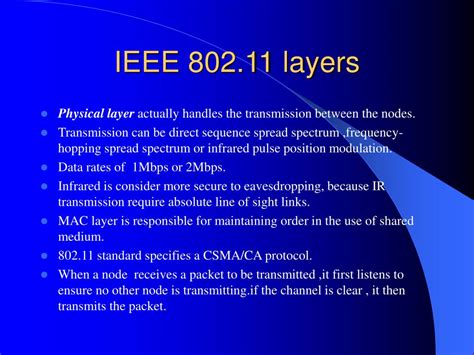 PPT Wireless LAN And IEEE PowerPoint Presentation Free Download ID