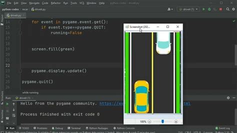 let s code a simple racing game with python pygame💥💯💻 youtube