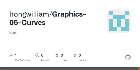 Github Hongwilliam Graphics Curves Butt