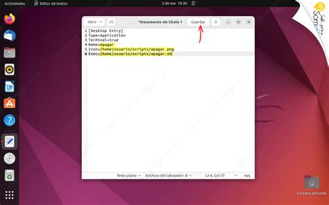 Ejecutar Un Script Desde El Escritorio O La Barra De Inicio De Ubuntu