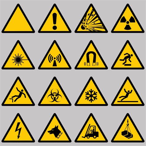 ISO 7010 Signs ISO Warning Signs Vector ISO 7010 Sign Alert Sign Png