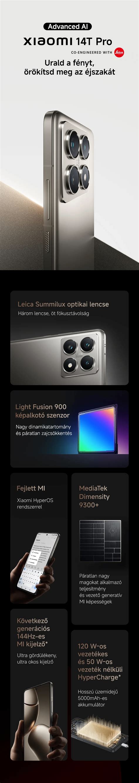 Xiaomi T Pro Gb Gb Okostelefon Titan Black Xiaomi