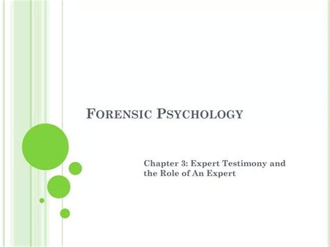 Ppt Forensic Psychology Powerpoint Presentation Free Download Id 4123137