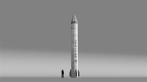 Jericho Iii Missile Model Turbosquid 2300340