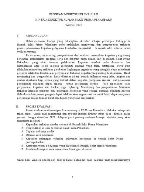 Program Monitoring Evaluasi Pdf