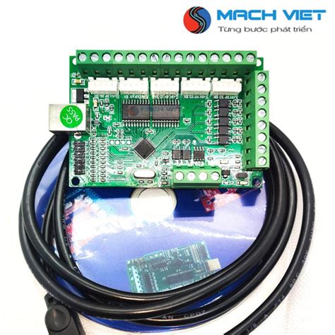 Mạch CNC BOB Mach USB V điều khiển máy CNC kết nối máy tính qua cổng USB Mạch Việt CNC