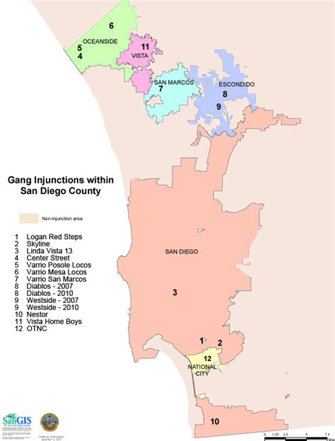 Bloods And Crips Map