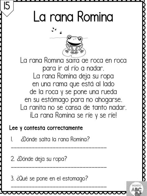 Lecturas De Comprension Pdf In 2024 Education Teacher Life Therapy