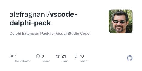 Github Alefragnani Vscode Delphi Pack Delphi Extension Pack For Visual Studio Code