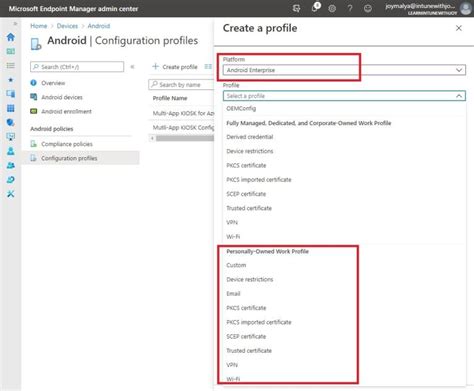 Must Know Facts About Ae Work Profile Management With Intune
