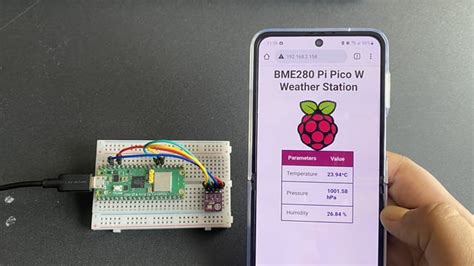Bme280 Webserver With Raspberry Pi Pico W Weather Station R Diyprojectslab1