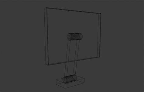 Tft Monitor With Stand Free Vr Ar Low Poly 3d Model Cgtrader