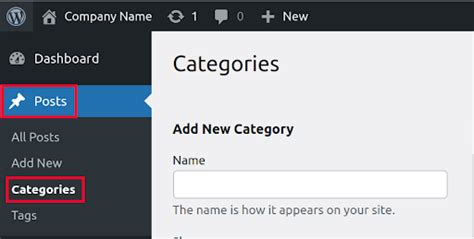 How To Add Categories In WordPress Sprout Invoices