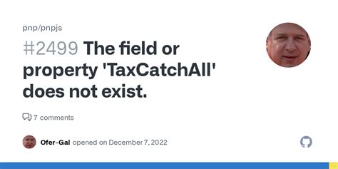 The Field Or Property Taxcatchall Does Not Exist · Issue 2499 · Pnppnpjs · Github