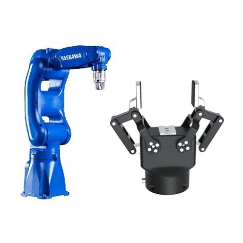 6 Axis Pick And Place Robotic Arm Yaskawa Gp8 With Cngbs Robot Gripper