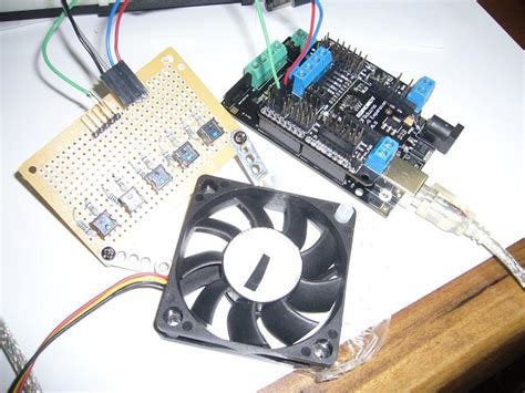 Dennis Lab Fan RPM Meter 測量風扇轉速 Motoduino Arduino CNY70 12V Fan