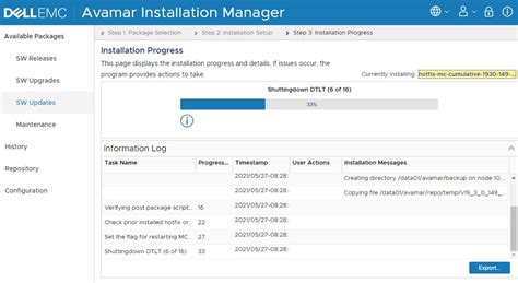How To Install An Avamar Avp Hotfix Using Avamar Installer AVI Dell US