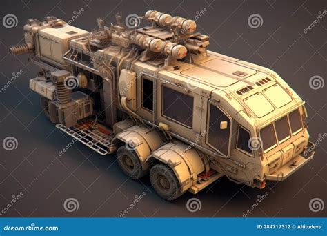 Innovative Modular Vehicle With Customizable Configurations Stock