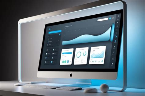Minimalist Admin Dashboard Design Premium Ai Generated Image