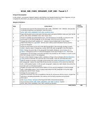 EX WD CH GRADER CAP HW Travel Instructions Docx EX WD CH GRADER CAP HW