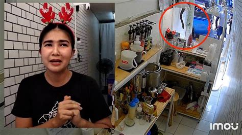 Waitress Terrified When Massive Python Drops From Coffee Shop Ceiling