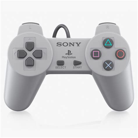 Sony Playstation Classic Controller Model Turbosquid 1390141