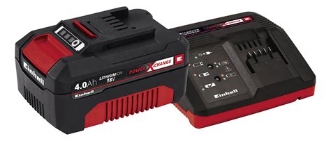 Set Kit Bateria Y Cargador 18 V 4ah Einhell Litio Ferreservi