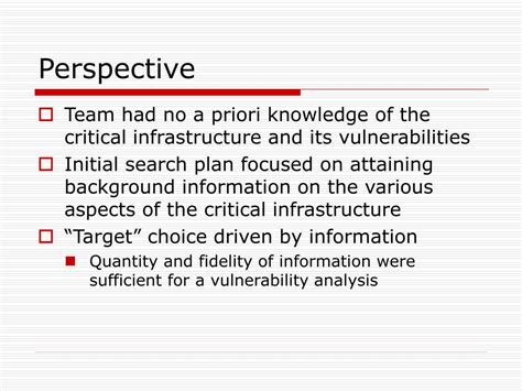 Ppt Critical Infrastructure Critical Vulnerabilities Powerpoint Presentation Id 3856011